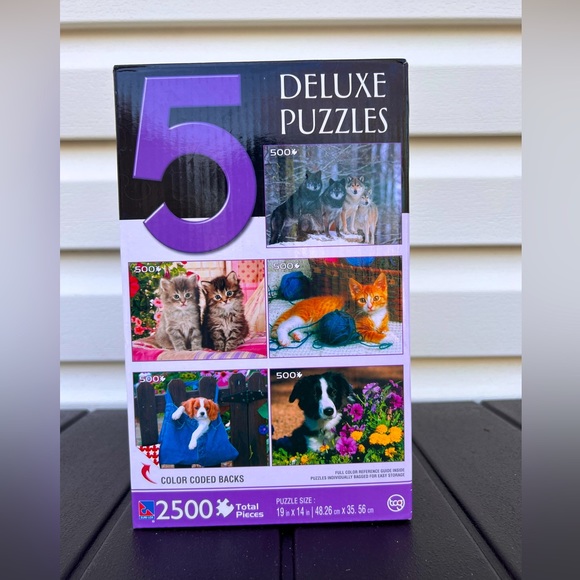 Tcg | Games | Nwt Tcg 5 Deluxe Puzzles Set Cats Dogs Wolves | Poshmark